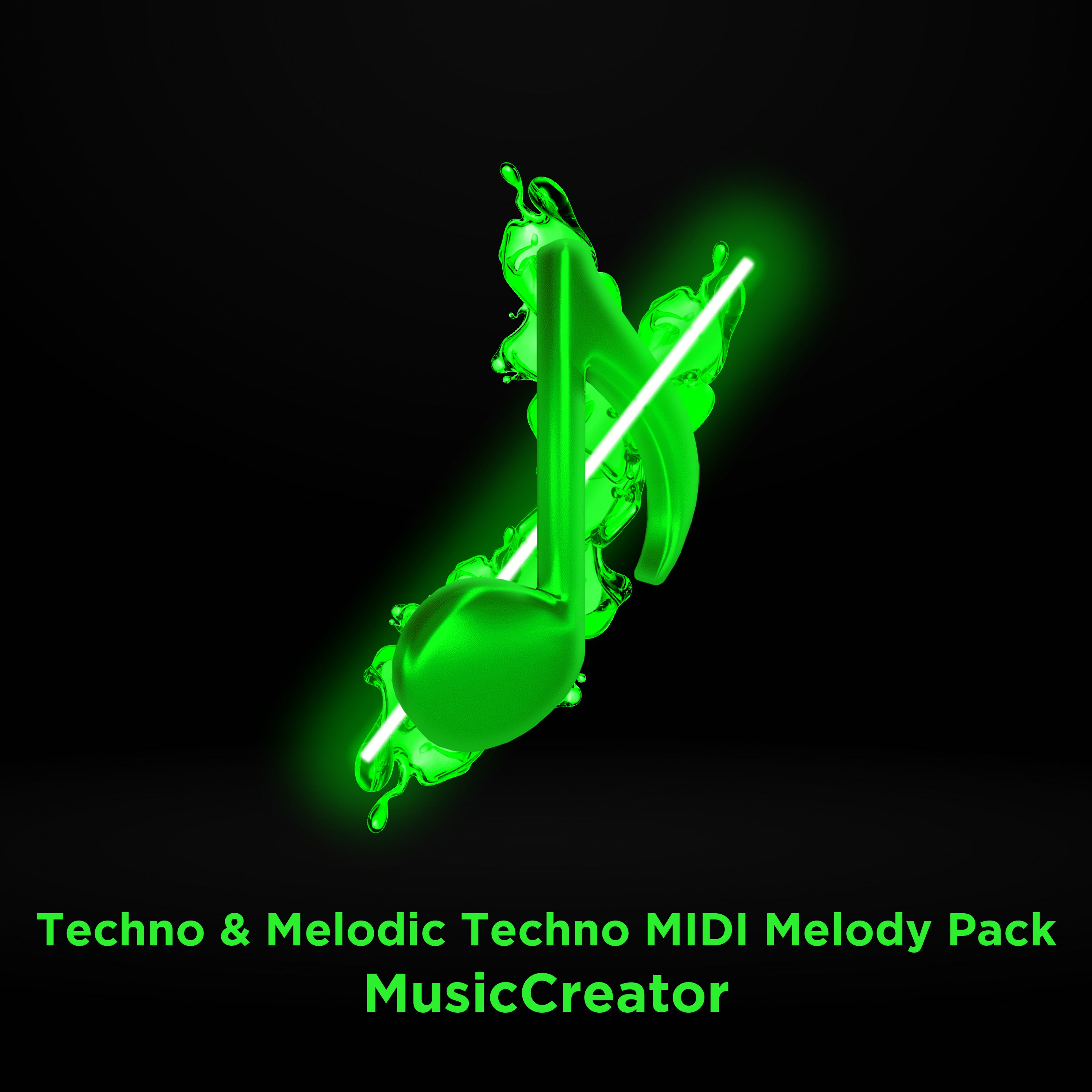 MusicCreator Techno & Melodic MIDI Melody Pack